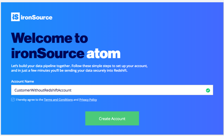 Panoply Account Setup - IronSource Knowledge Center