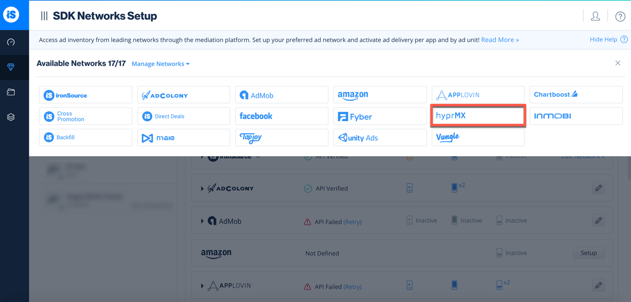 HyprMX Integration Guide - IronSource Knowledge Center