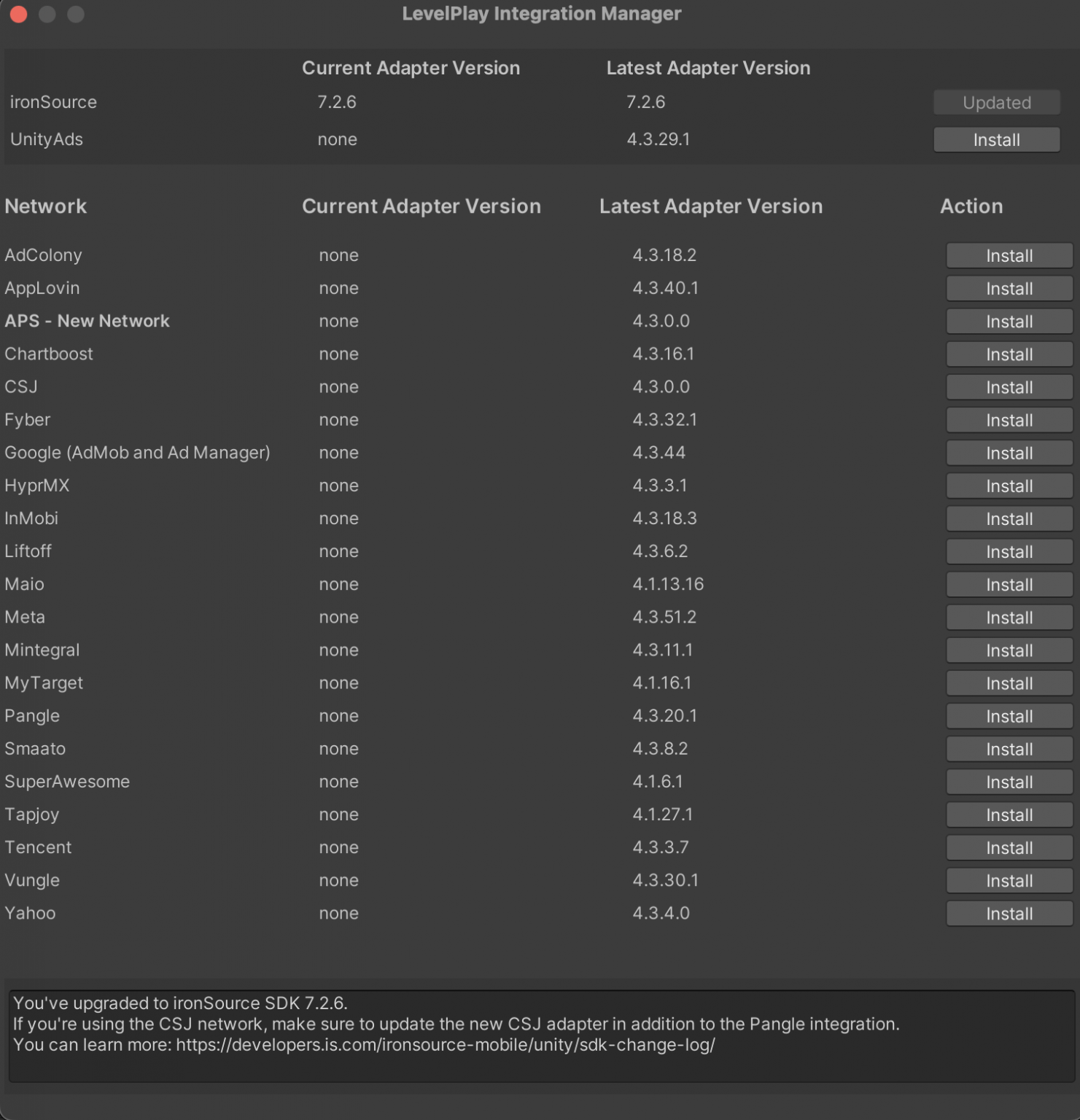 Unity Plugin Integration - IronSource Knowledge Center