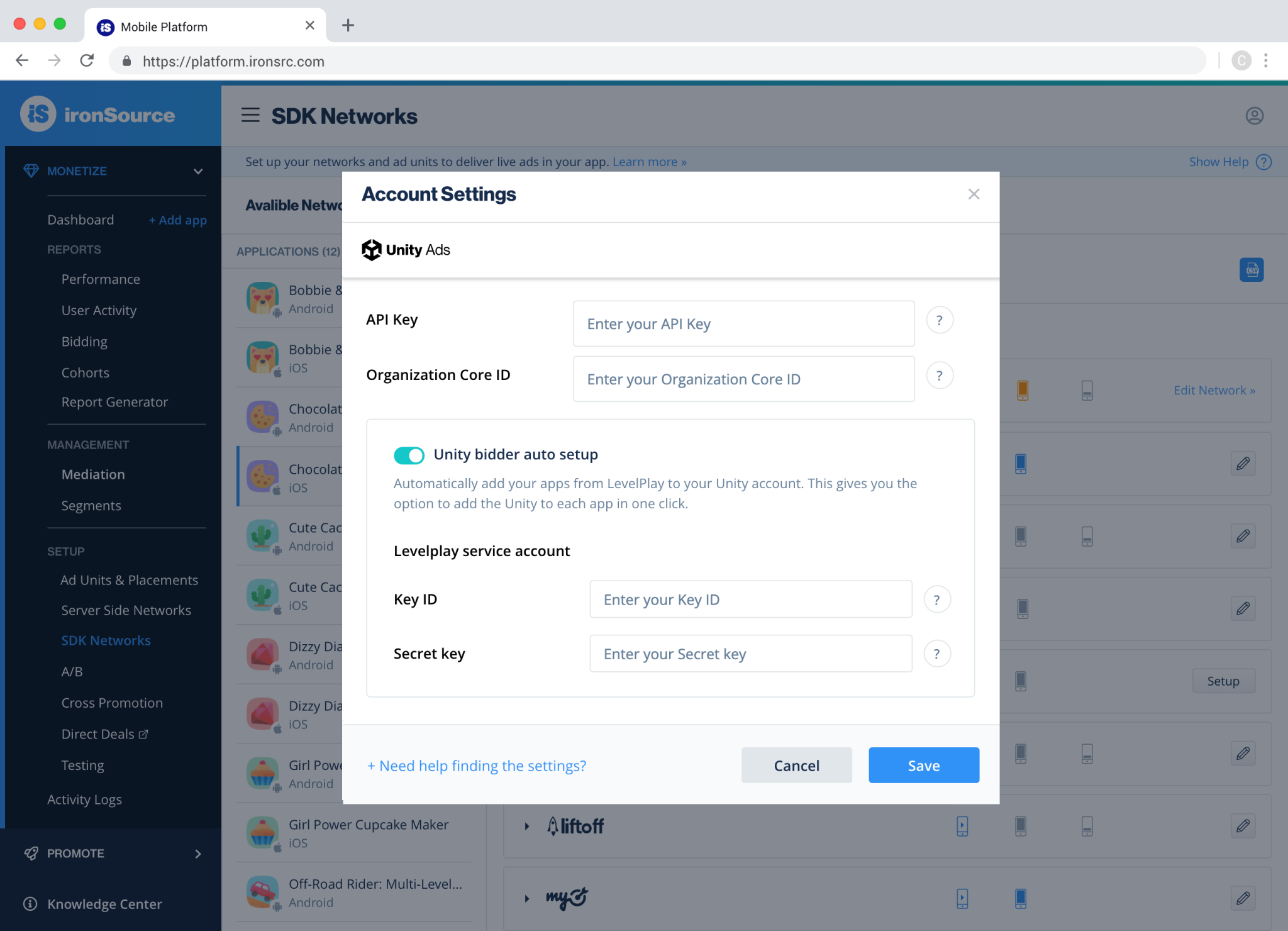 Unity Ads Integration Guide - IronSource Knowledge Center
