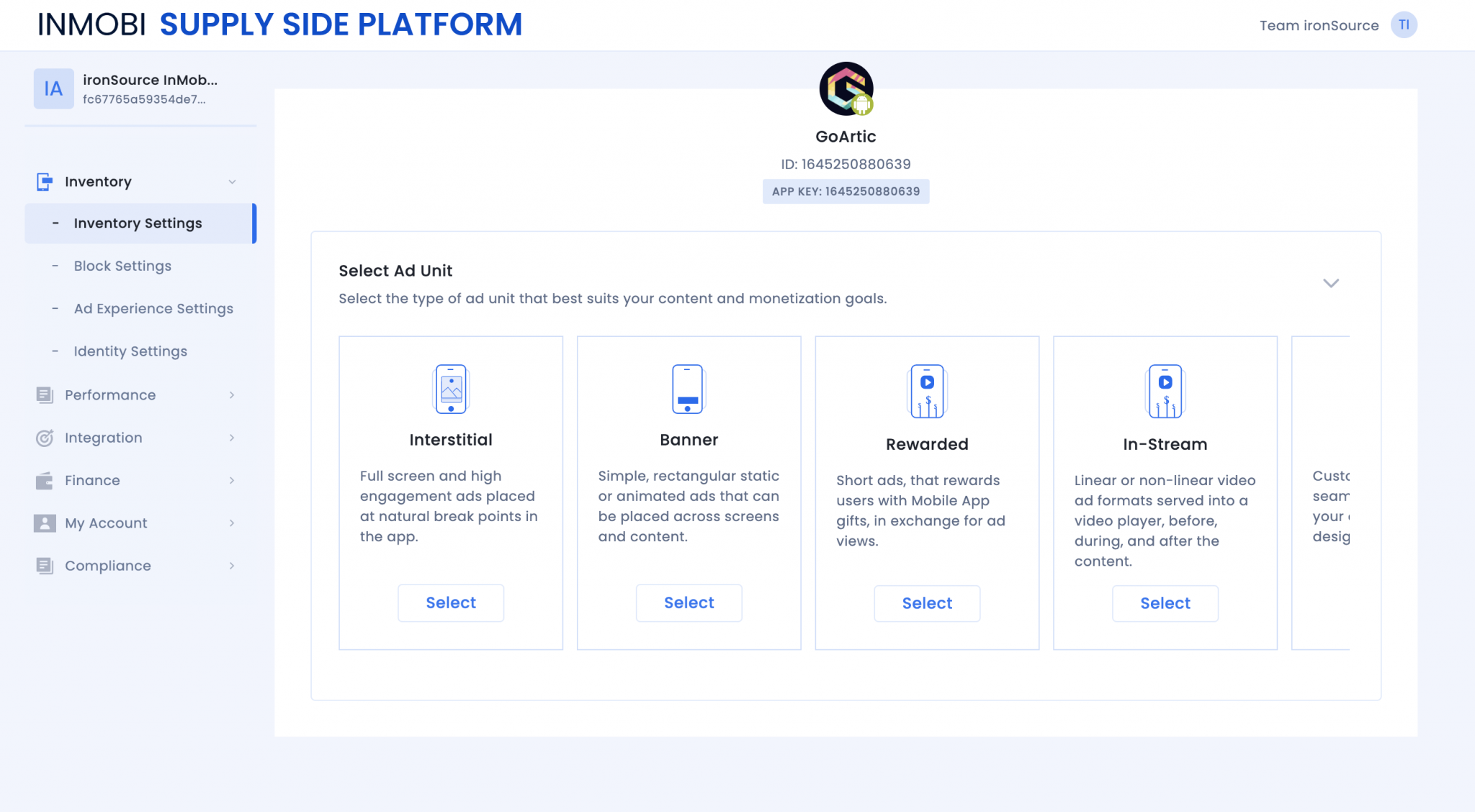 InMobi Integration Guide - IronSource Knowledge Center