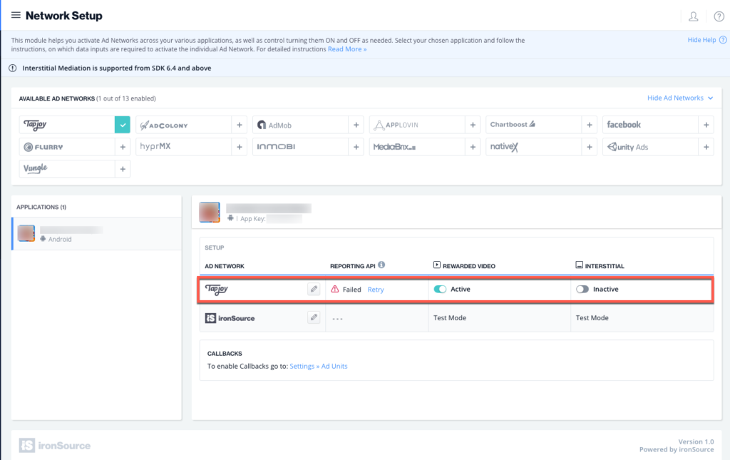 Tapjoy Mediation Integration Guide for Unity - IronSource Knowledge Center