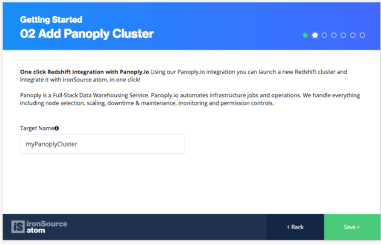 Panoply Account Setup - IronSource Knowledge Center