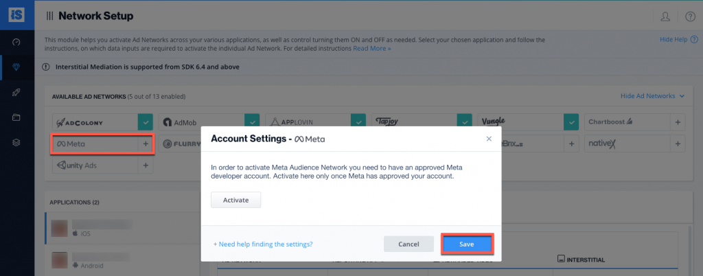 Meta Audience Network Mediation Integration Guide for SDK 6.4 and Below ...