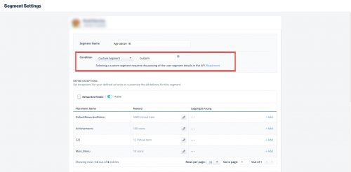 Segments - IronSource Knowledge Center