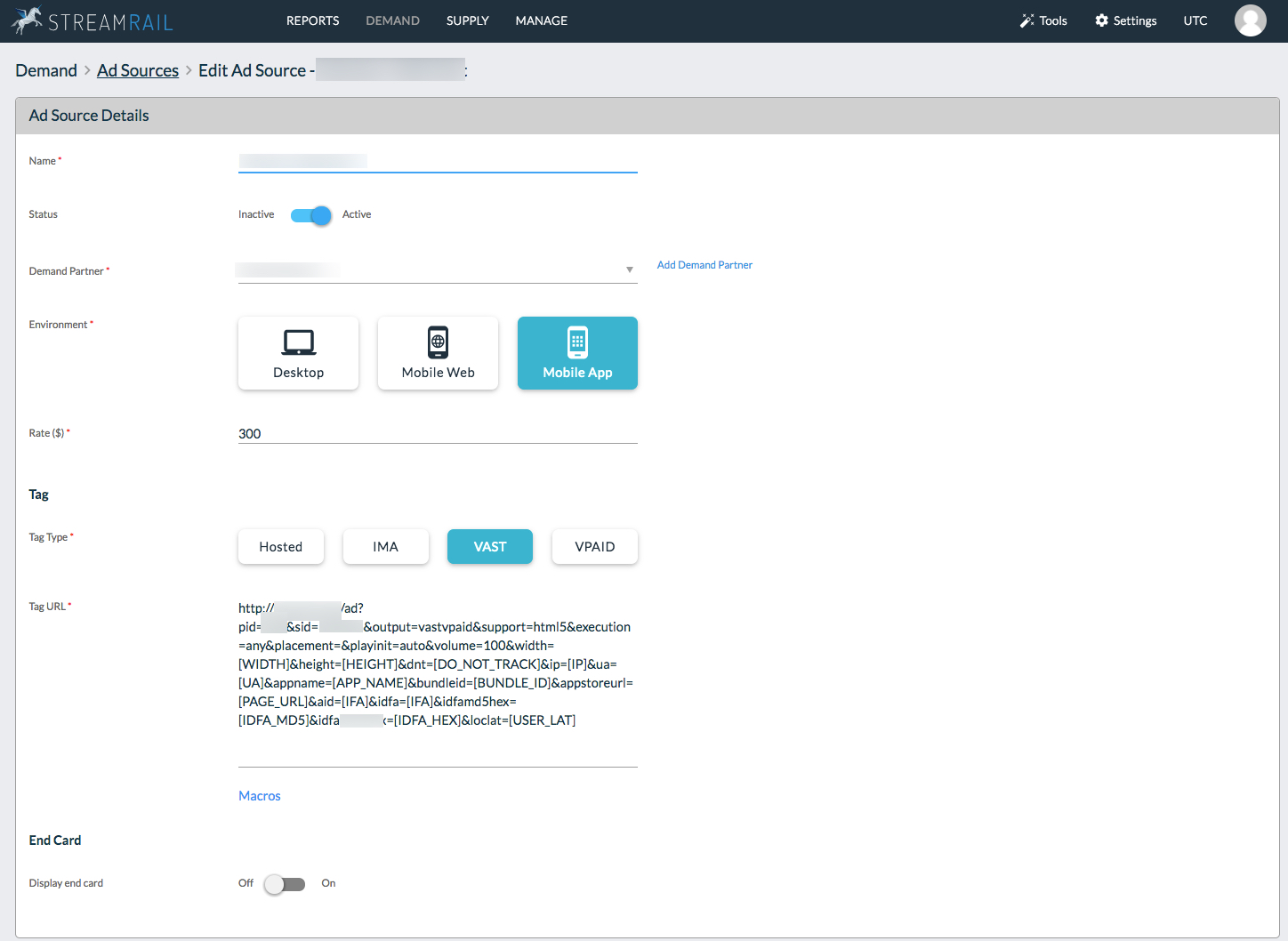 Set Up Demand Partner & Ad Source - IronSource Knowledge Center