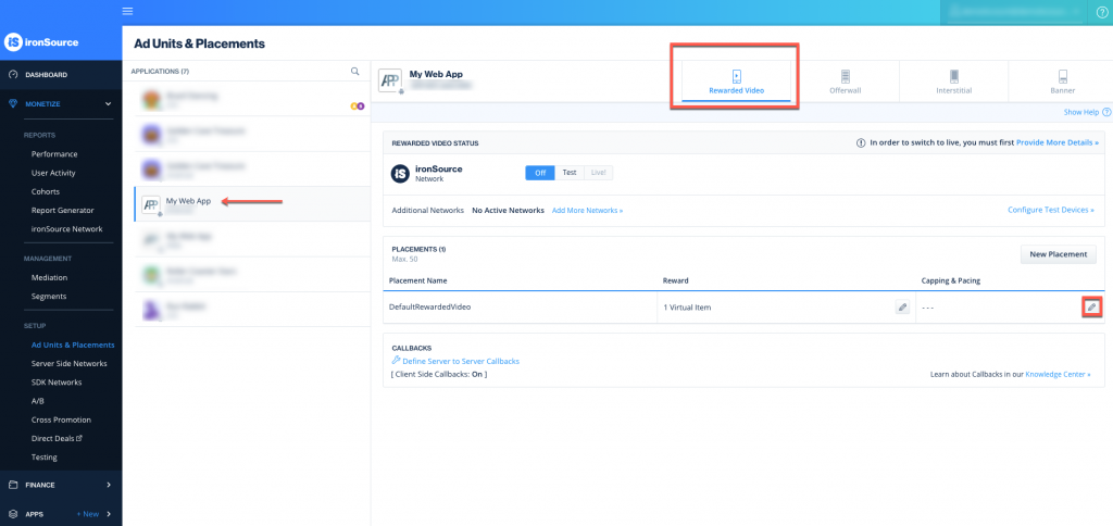 Interstitial Integration for Web - IronSource Knowledge Center