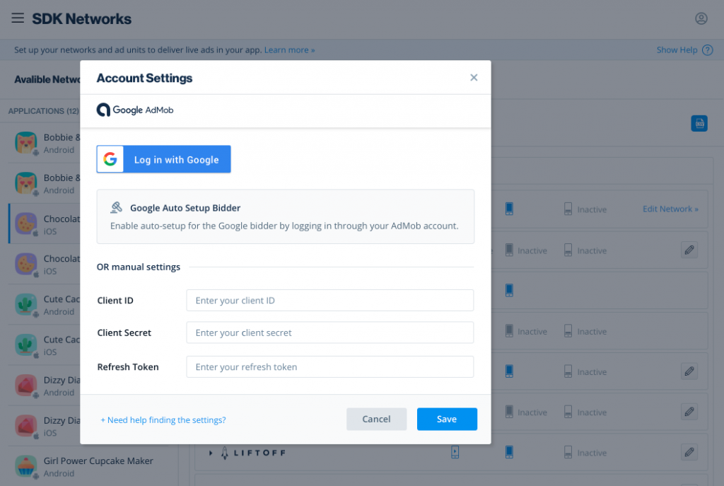 Google bidding integration guide - IronSource Knowledge Center