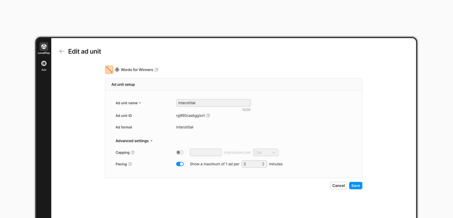 How to manage your ad units - IronSource Knowledge Center