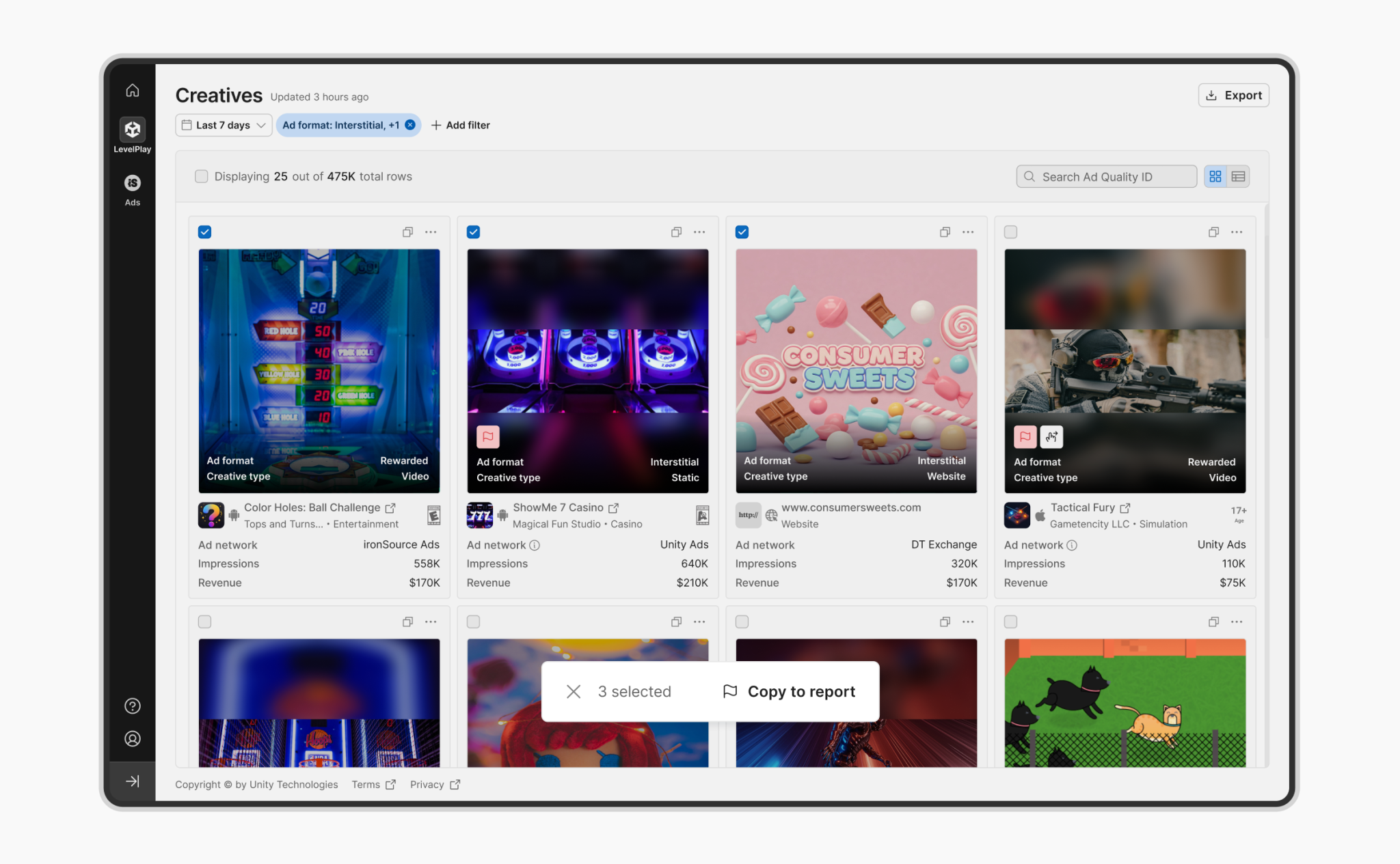 Ad Quality Creative Analysis - ironSource Knowledge Center